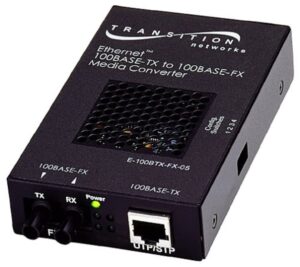 transition networks 100btx to 100bfx standalone st 1300nm 2km (e-100btx-fx-05)