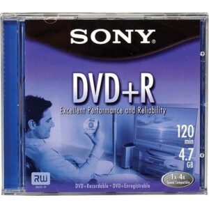 sony dvd+r 4.7gb-ss dvd