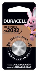 duracell - 2032 3v lithium coin battery - long lasting battery - 1 count