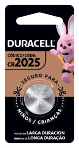 duracell - 2025 3v lithium coin battery - long lasting battery - 1 count (pack of 1)