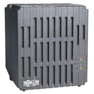 tripp lite lr1000 230v power conditioner, 1000w, 4 outlets, automatic voltage regulator (avr), line conditioner, 340 joule surge protection