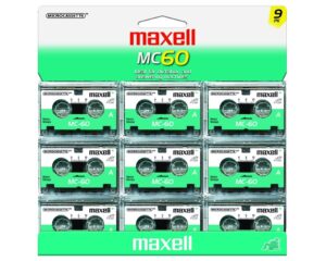 maxell mc-60 ur microcassettes (pack of 9)