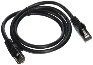 belkin snagless cat6 patch cable rj45m/rj45m; 3 black (a3l980b03-blk-s), 3 feet (a3l980b03-blk-s)