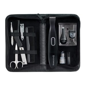 remington precision grooming travel kit, black