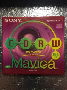 sony mcrw156a dragon media cd-rw disc