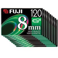 fuji 8mm p6-120 video tape (10 pack)