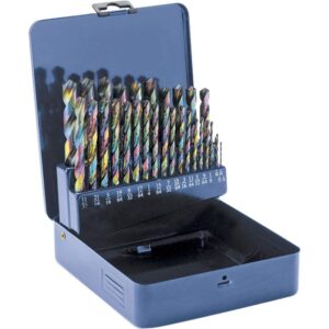 steelex plus d2140 1/16-1/2-inch cobalt drill set , 29-piece