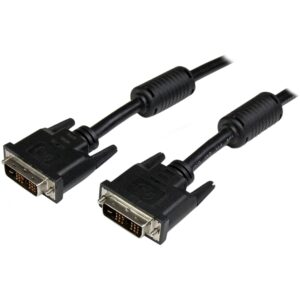 startech.com dvi cable - 10 ft - single link - male to male cable - 1920x1200 - dvi-d cable - computer monitor cable - dvi cord - dvi to dvi cable (dvidsmm10)