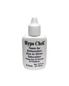 edwal hypo-check, chemical test for exhausted film & paper fixers, 3/4 oz.