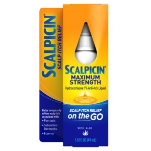 scalpicin max strength scalp itch treatment, 1.5 oz.