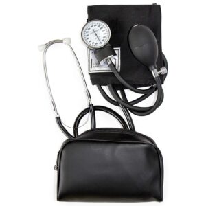 healthsmart manual blood pressure monitor, self taking blood pressure kit, with standard cuff size 1