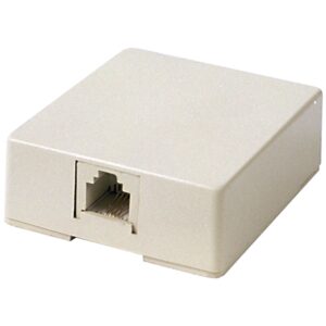 rca tp265 phone modular wall jack (ivory)