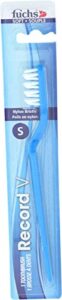 fuchs adult soft record v nylon bristle toothbrush