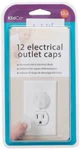 kidco electrical outlet caps (12 pack)