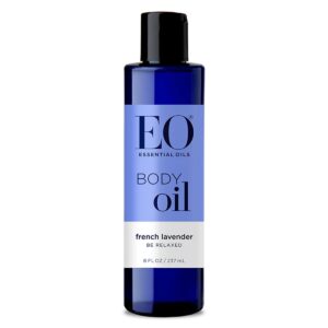 eo body oil: massage and moisturize, french lavender, 8 ounce