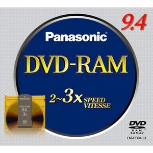 panasonic lm-hb94lu 9.4gb dvr double sided disc