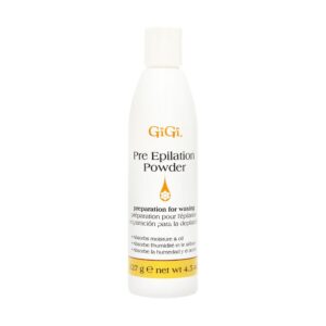 gigi pre epilation dusting powder, 4.5 ounce