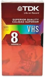 tdk systems t-160 revue premium quality 8 hour video tape ( t-160rvaxbh-s )