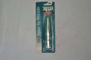 trim tweezr square size ea trim square tip tweezers 53100 1ct