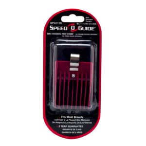 speed-o-guide the original red clipper comb #2 11/16” (model: spg1116)