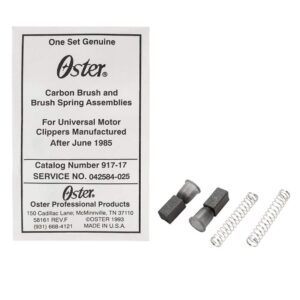 oster part: motor brush set 76 after june 1985