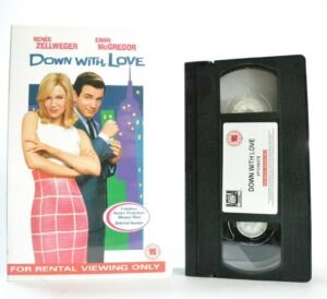 down with love: r.zellweger/e.mcgregor - romantic comedy - large box - pal vhs