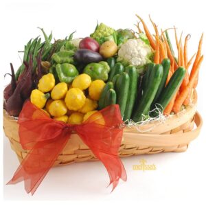 baby vegetables basket