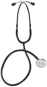 prestige singlehead black stethoscope