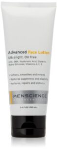 menscience androceuticals advanced face lotion, 3.4 fl oz