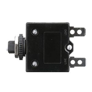 seachoice 13131 push button circuit breaker 15a, black