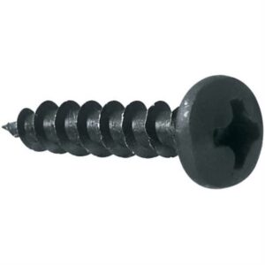 parts express #6 x 3/4" deep thread pan head screws black 100 pcs. (1)