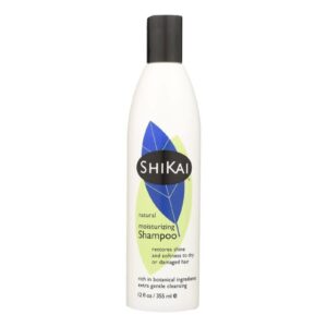 shikai moisturizing shampoo (12 oz) | extra gentle cleansing for everyday use | plant based, ph-balanced formula for clean hair & scalp