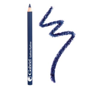 gabriel cosmetics classic eyeliner (navy), natural eye liner, paraben free, vegan, gluten-free, cruelty- free, non gmo, long lasting, infused with jojoba seed oil, super smooth formula, 0.04 oz.