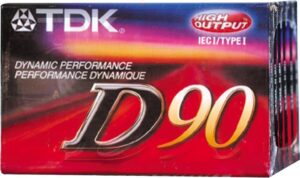 tdk d-90 cassette 10-pack, ¹