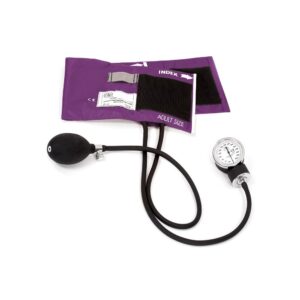 prestige aneroid sphygmomanometer with purple cuff