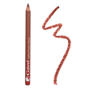 gabriel cosmetics, vegan, lipliner (mahogany),.04 oz