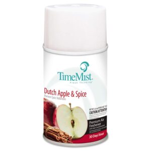 timemist 1042818ea metered fragrance dispenser refill, dutch apple & spice, 6.6 oz, aerosol