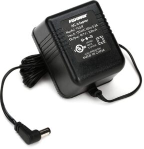 fishman 910r power supply, 120vac to 9vdc