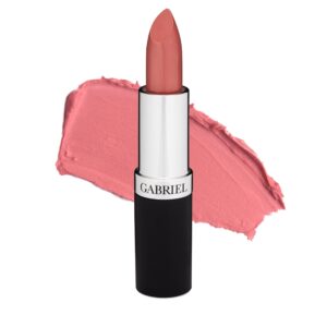 gabriel cosmetics lipstick (rosewood - peachy pink/cool crème), 0.13 oz.