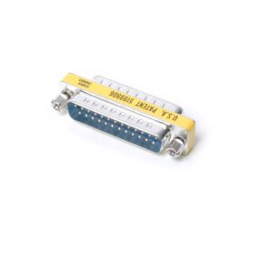 startech.com db25 slimline gender changer m/m - serial / parallel gender changer - db-25 (m) to db-25 (m) - gc25sm