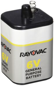 rayovac 6v general purpose lantern battery, 1.195 pound