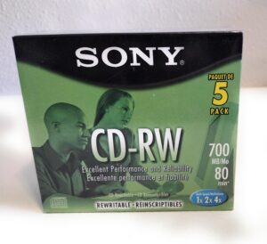 sony cd-rw80 5-pack