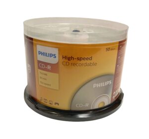 philips 52x 700mb cd-r 50pk spindle