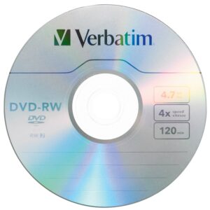 1pk dvd-rw 4x 4.7gb branded with jewel case