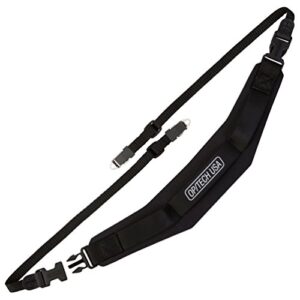 op/tech usa super pro camera strap b – neoprene neck strap with quick release for medium format cameras, non-slip grip, adjustable 36-45", supports up to 15 lbs, made in usa