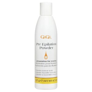 gigi pre epilation dusting powder, 4.5 ounce