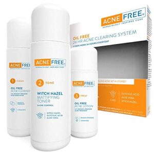 acnefree 24 hour acne clearing system kit