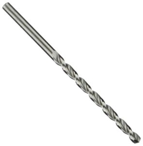 cleveland 2075 cobalt steel jobbers' length drill bit, gold oxide finish, round shank, 135 degree notch point, 1/8" (pack of 10)