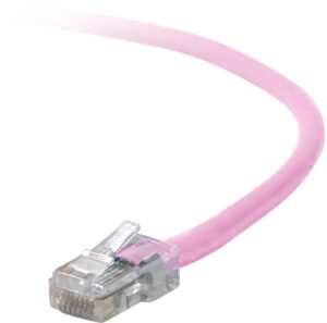 belkin patch cable - rj-45 (m) - rj-45 (m) - 15 ft - utp - ( cat 5e ) - pink