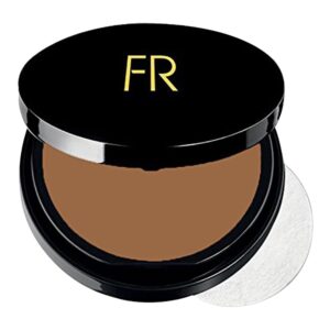 luxury oil blotting pressed powder by flori roberts, long lasting oil and shine control, flawless complexion for women of color or deeper skin tones